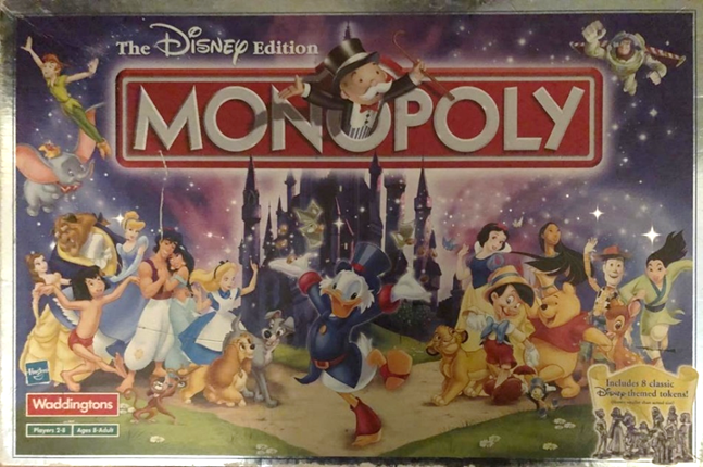 Disney Monopoly - Rich Uncle Pennybags