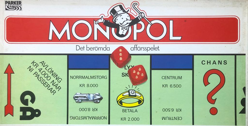 Sweden - Monopoly Around the World - Rich Uncle Pennybags