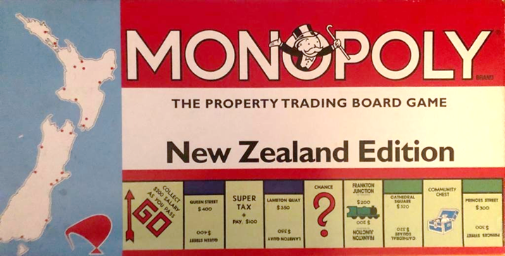New Zealand - Monopoly Around the World - Rich Uncle Pennybags